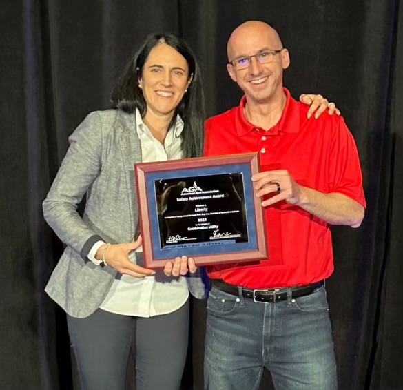 Liberty Receives AGA Safety Award for Mid-Sized Combination Company
